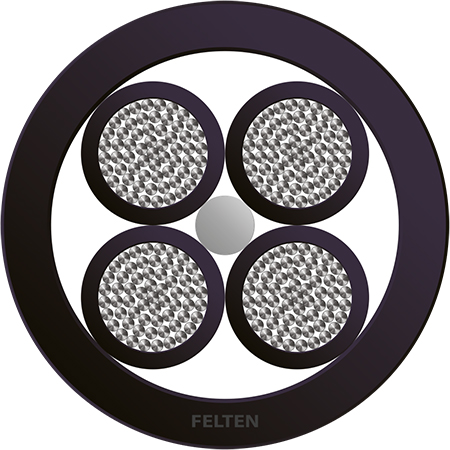 BETAflam 145 FLEX 4x2,5mm² 600V Dca DNV zwart - 218979